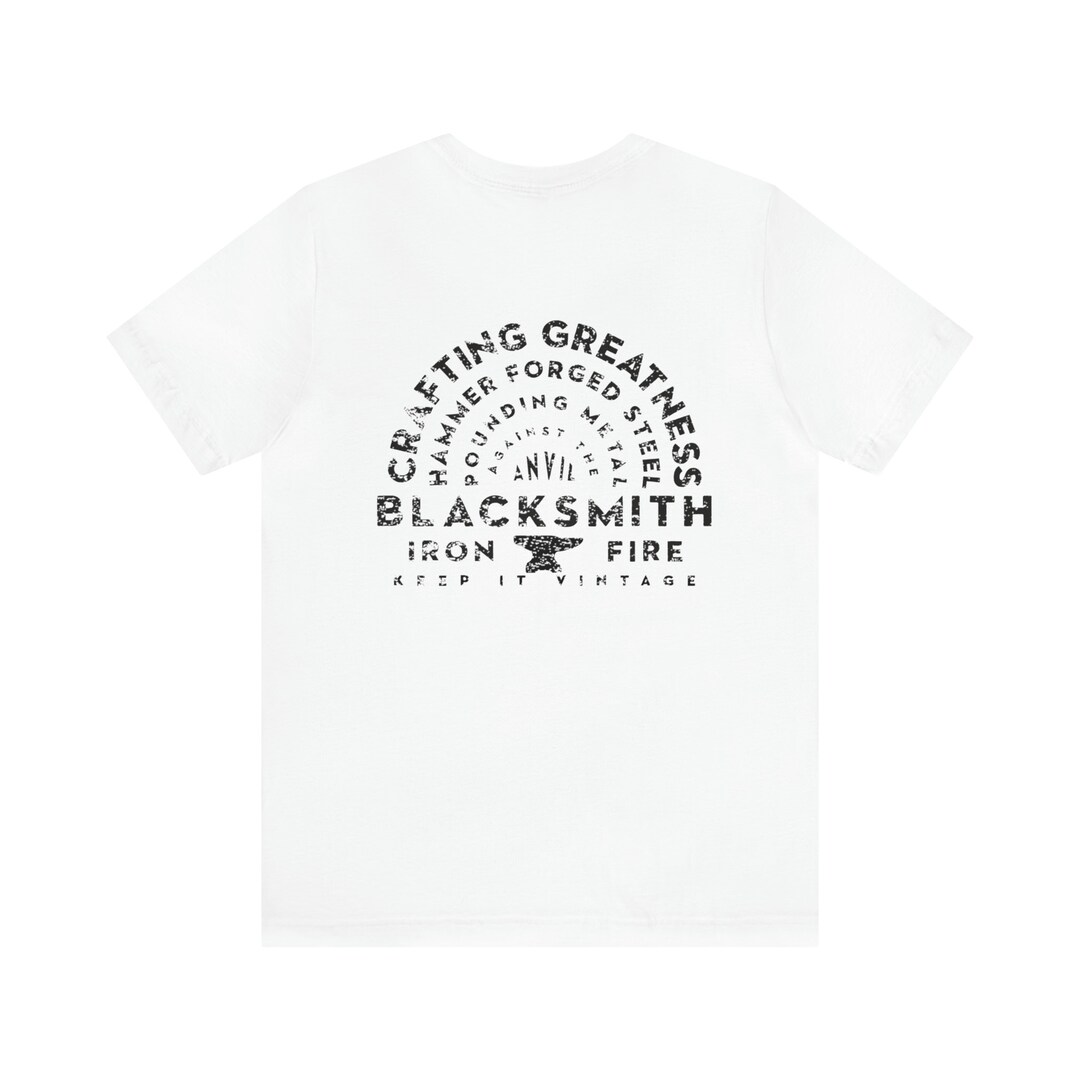 The Blacksmith Vintage Inspired T-shirt Blacksmithing Shirts - Etsy