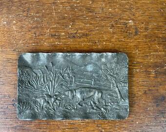 Hunting Scene Tray - Etsy