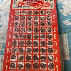 Rare Gas and Oil Speedster Speedway Jackpot Cardboard Sign | Etsy