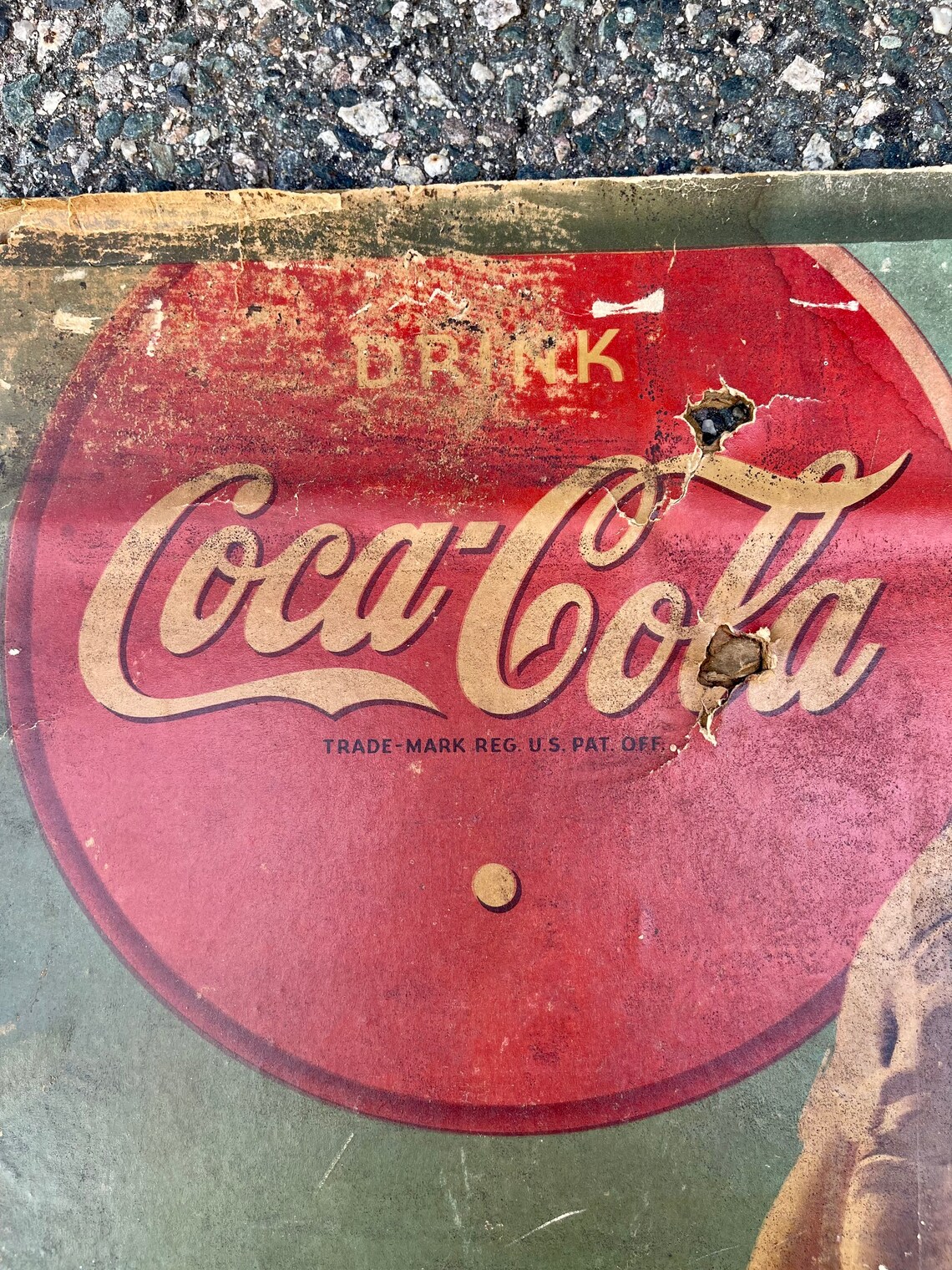 Rare 1942 Coca Cola Cardboard Advertising Country Store Sign - Etsy