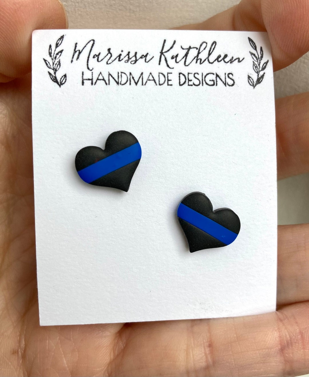 Thin Blue Line Earrings Thin Blue Line Gifts Police Officer Gift Police ...