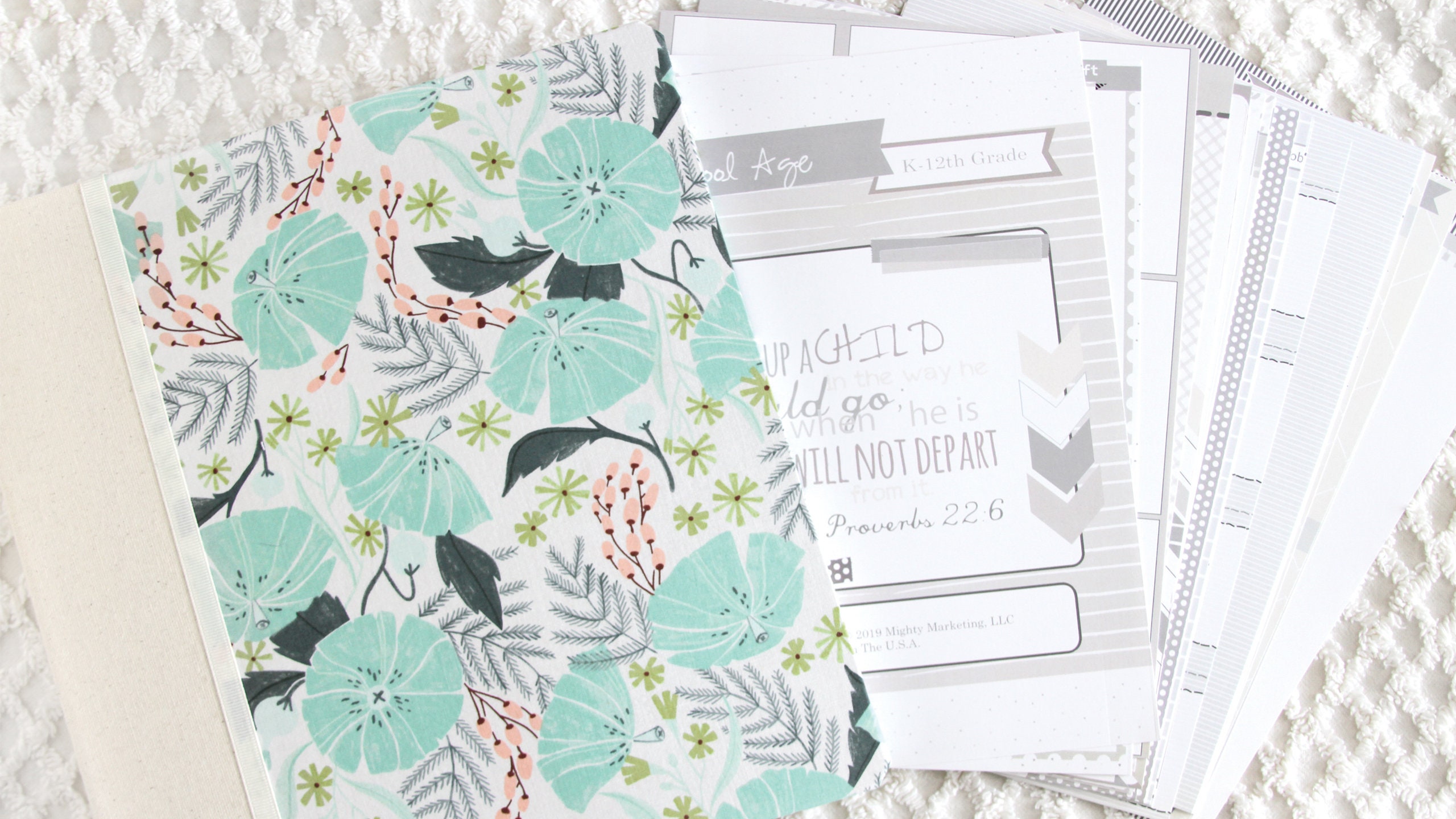 Albums & Journals Craft Supplies & Tools Peacock Blue Linen School Year ...