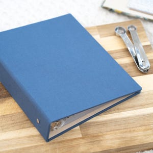 Custom Fabric Linen Recipe Book - Etsy