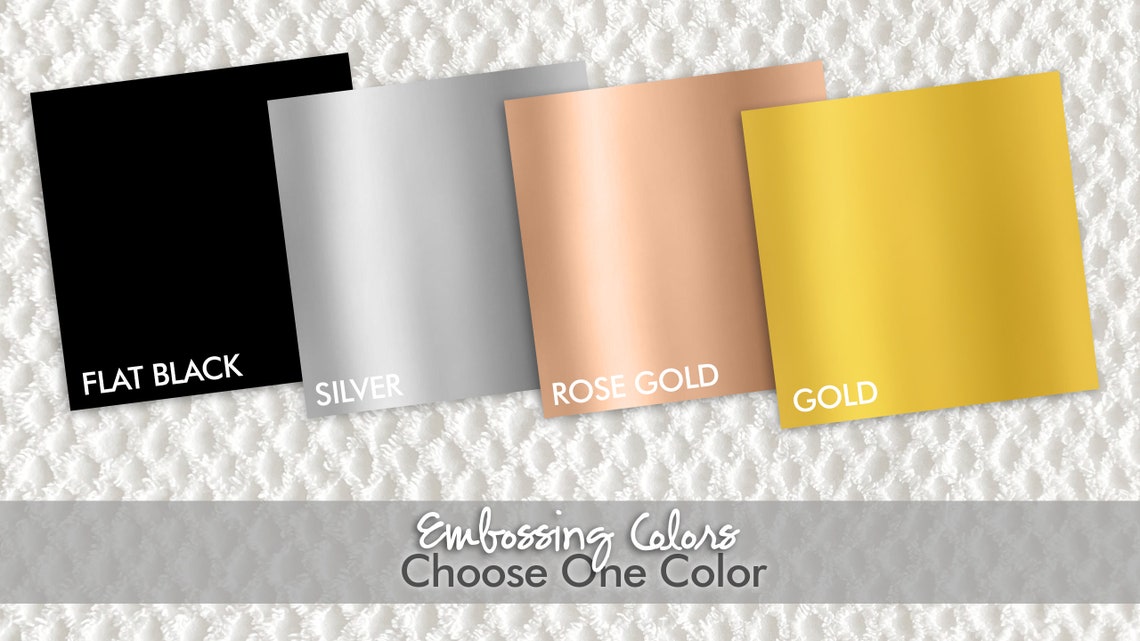 Custom Vinyl Embossing Add-on | Etsy