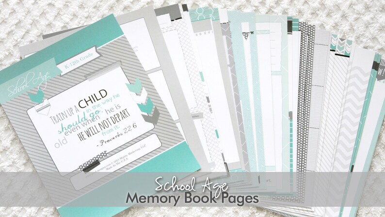 School Year Memory Book 3 Ring Fabric Cover Binder Dark - Etsy