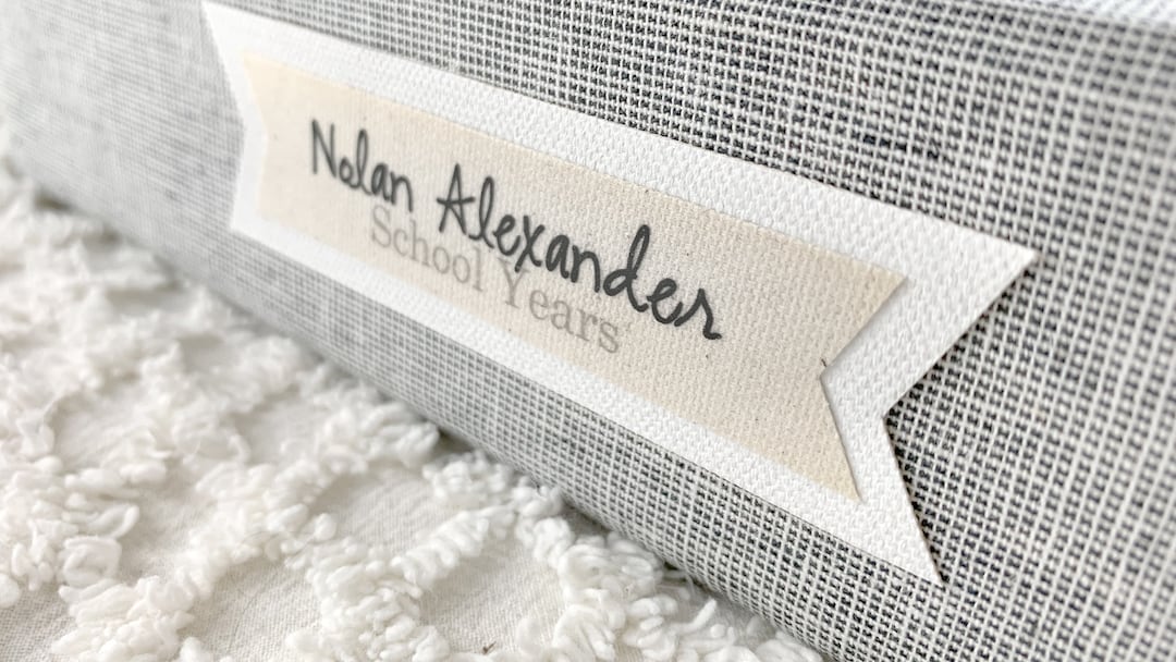 Iron-on Custom Fabric Name Tag - Etsy