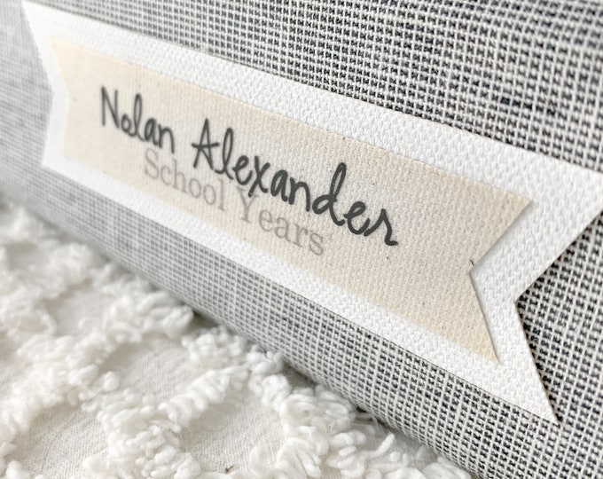 Iron-on Custom Fabric Name Tag - Etsy