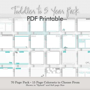 Printable 5 Year Baby Book Pages - Etsy