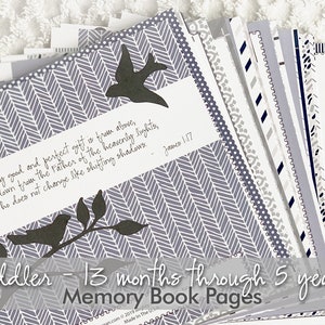 5 Year Baby Memory Book Spring Floral - Etsy
