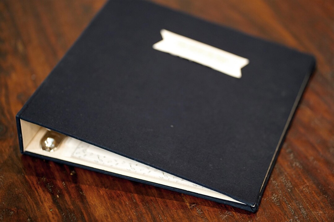 SALE - Custom 3 Ring Binder Album for Office, School Binder, Scrapbook ...