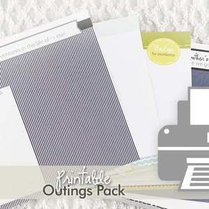 Printable Memory Book Pages - Outings Pack - Etsy