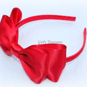 Snow White Red Bow Headband. Snow White Bow Headband. Baby Headband ...