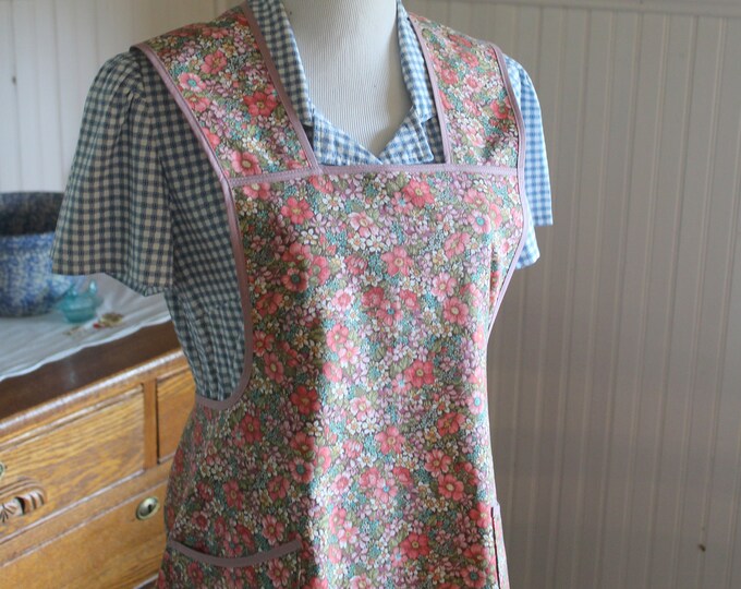 Calico Vintage Style Apron ready to Ship - Etsy