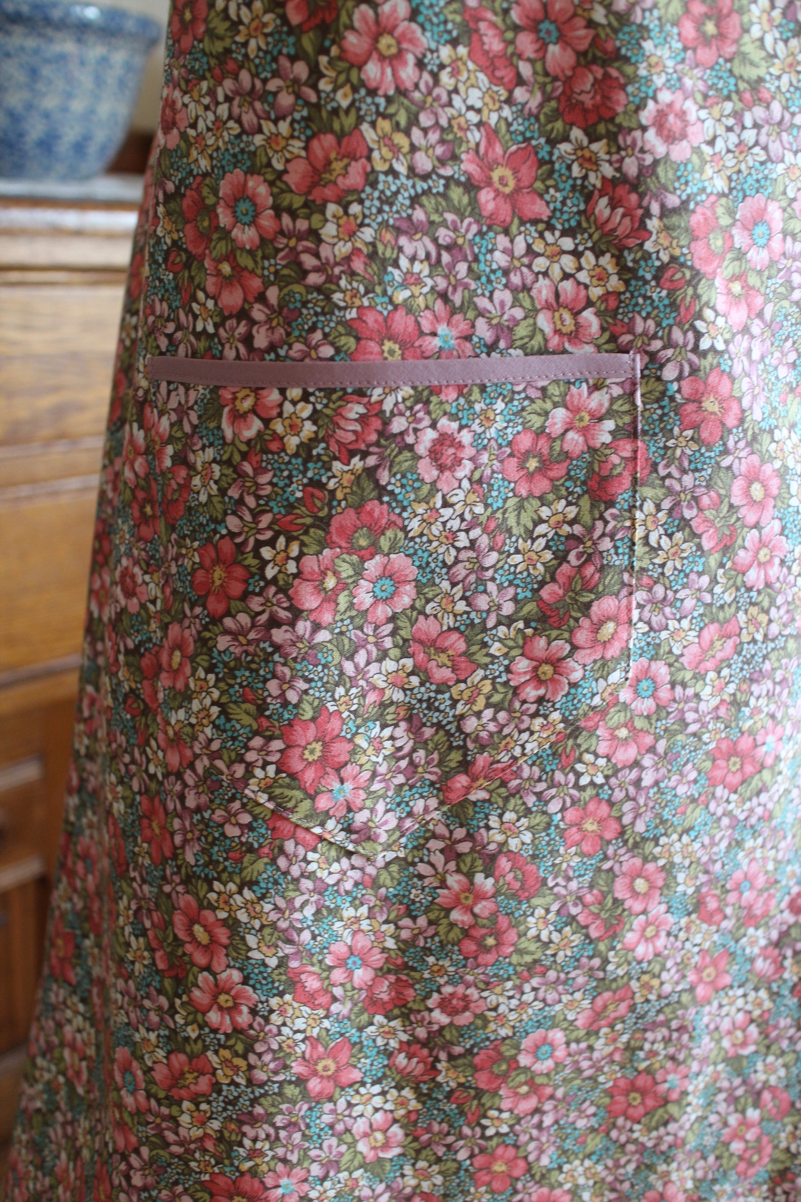 Calico 1940s Wrap Apron ready to Ship - Etsy