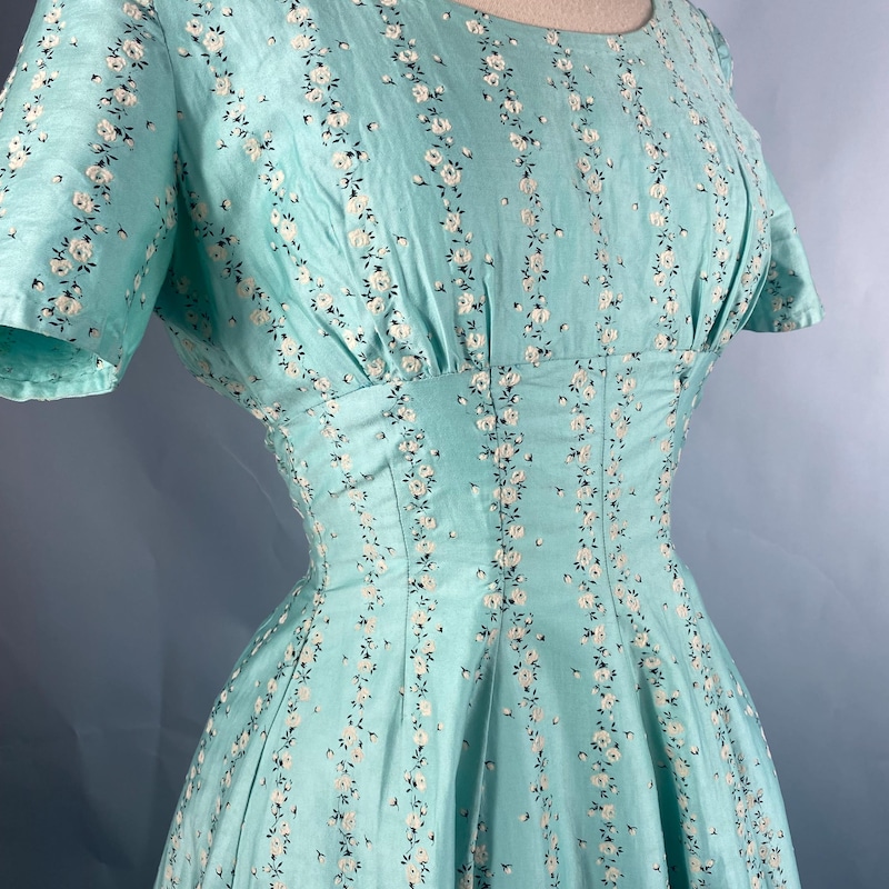 Turquoise Pinup Dress - Etsy