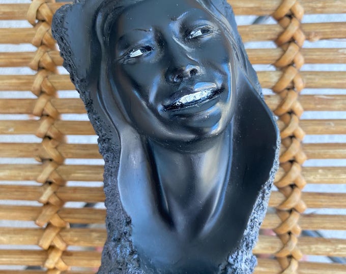 Vintage Coco Joes Lava Tiki Statue: 1964 Hawaiian LOKE Rose Wahine Hula ...