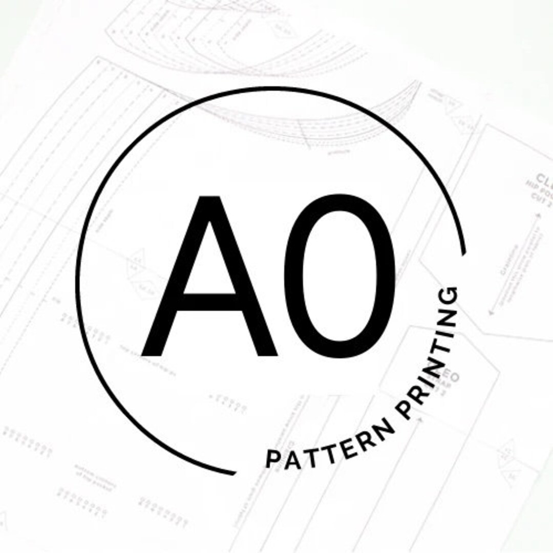 A0 PDF Pattern Printing - Etsy