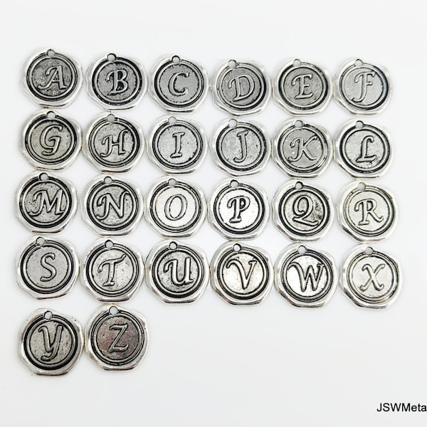 Pewter Letters - Etsy