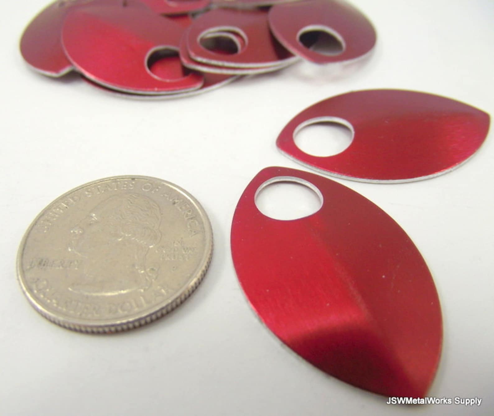 50 Large Scalemail Aluminum Scales, Economical Scalemaille Tag Drop ...