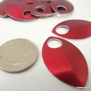 50 Large Scalemail Aluminum Scales, Economical Scalemaille Tag Drop ...