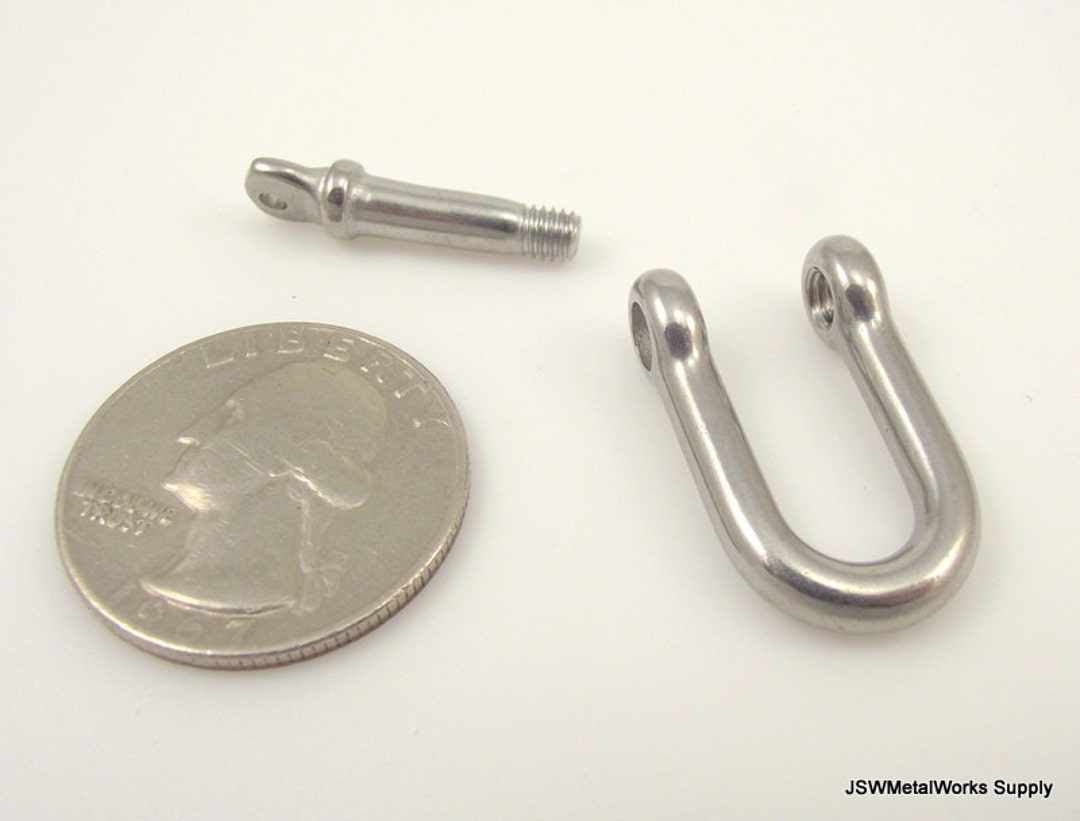 26mm Stainless Steel U Shackle Clasp, Large Stainless Steel Clasp 26 X ...