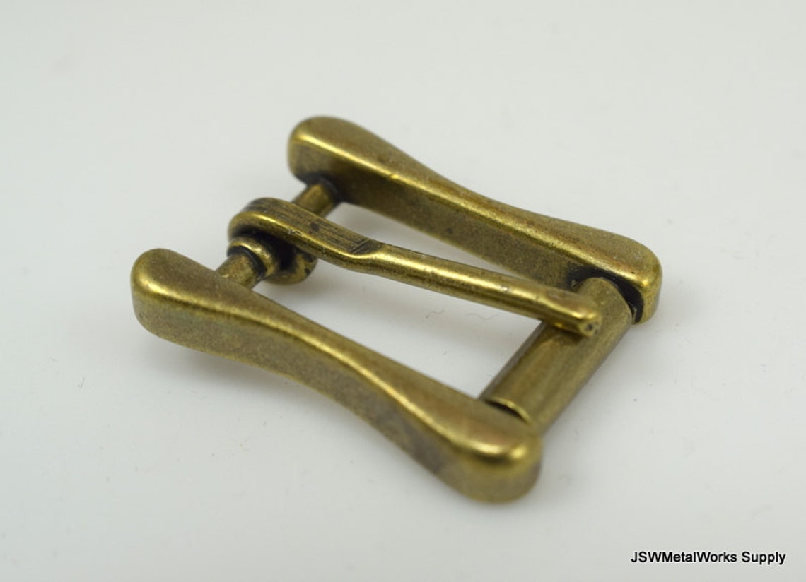 Small Antiqued Brass Belt Buckle 1.25 X 1 Inches Small - Etsy