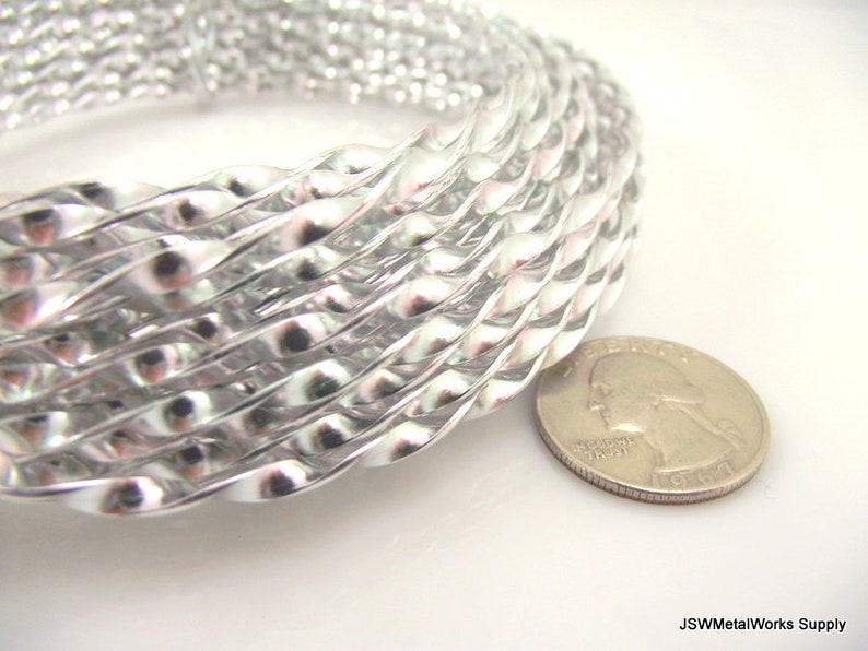 Twisted Anodized Aluminum Wire 3mm Twisted Wire 16 Gauge 10 - Etsy