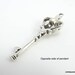 Four (4) Royal Skeleton Ornate Key Pendant, Large Pewter Charm Pendant ...