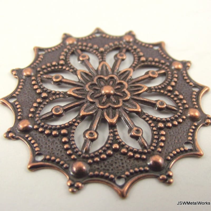 Copper Filigree - Etsy