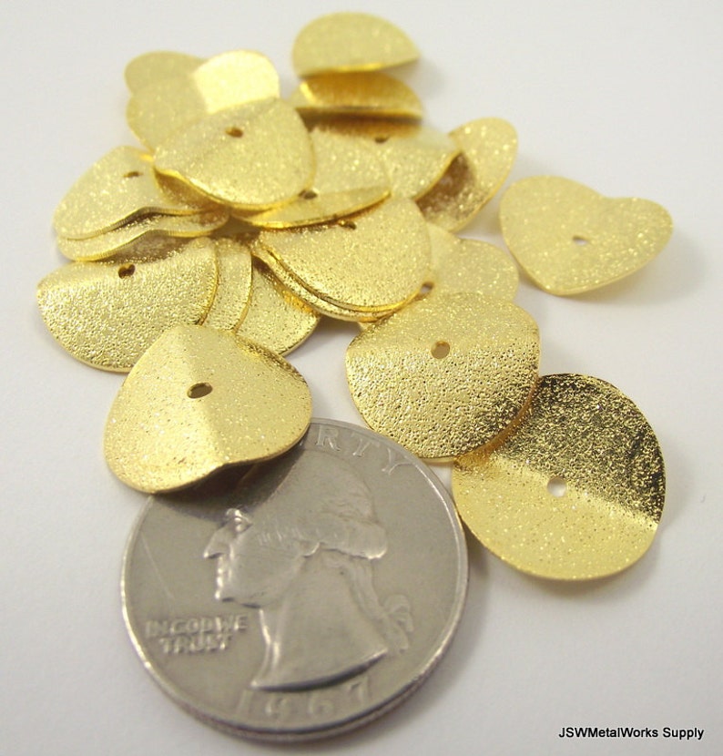 Wavy Gold Rondelles Spacer Beads Textured Wavy Rondelle 17 | Etsy