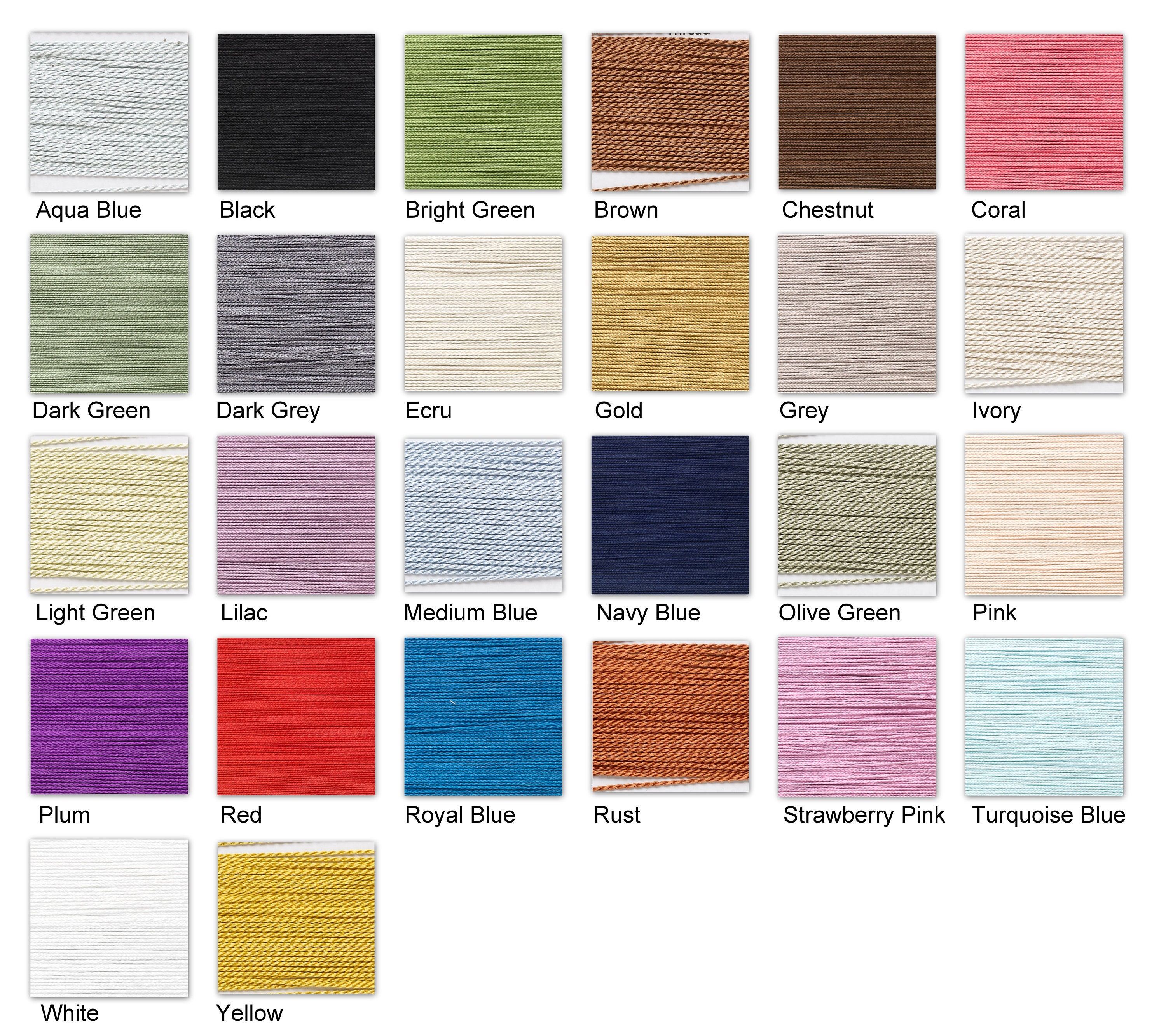 Purely Silk Beading Thread Size D E F FF FFF Genuine Purely - Etsy