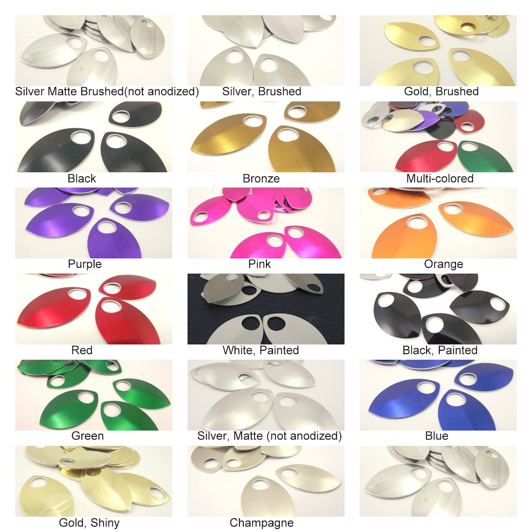50 Large Scalemail Aluminum Scales, Economical Scalemaille Tag Drop ...