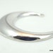 Large Crescent Moon Pewter Pendant, Antiqued Silver Moon Pendant, Large ...
