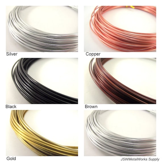 14 Gauge Anodized Aluminum Wire 14ga 1.5 Mm Round Coil | Etsy