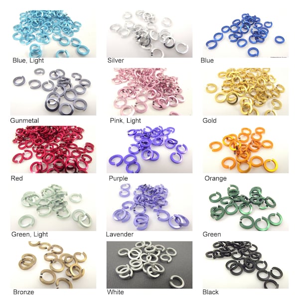Aluminum Jump Rings - Etsy