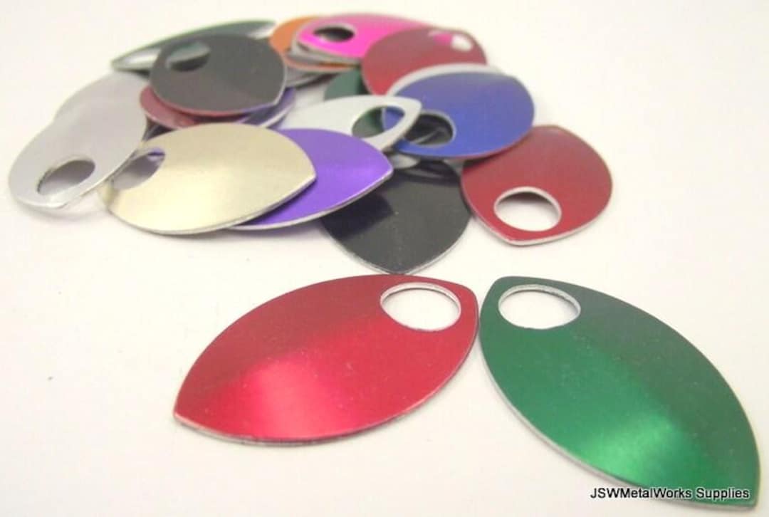 50 Large Scalemail Aluminum Scales, Economical Scalemaille Tag Drop ...