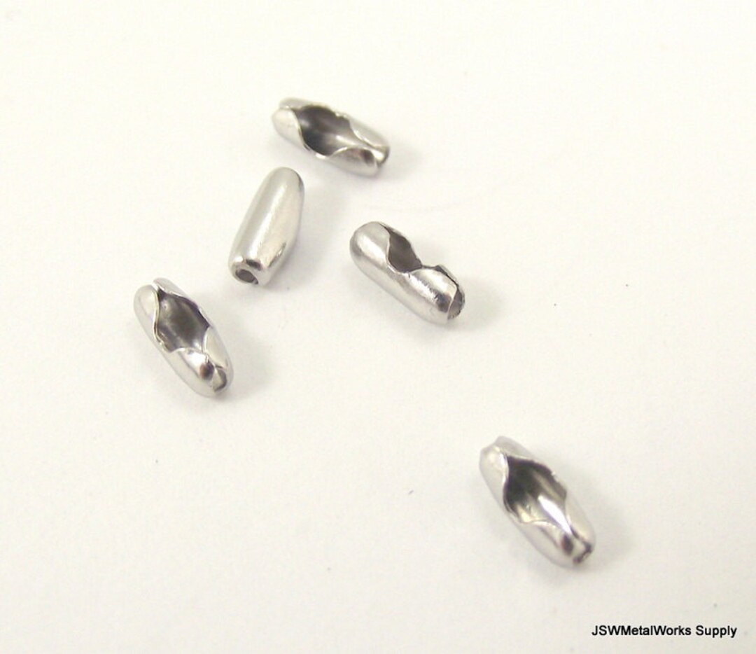 6mm Stainless Steel Ball Chain Connector for 1.5mm Ball Chain, 6 Mm X 2 ...