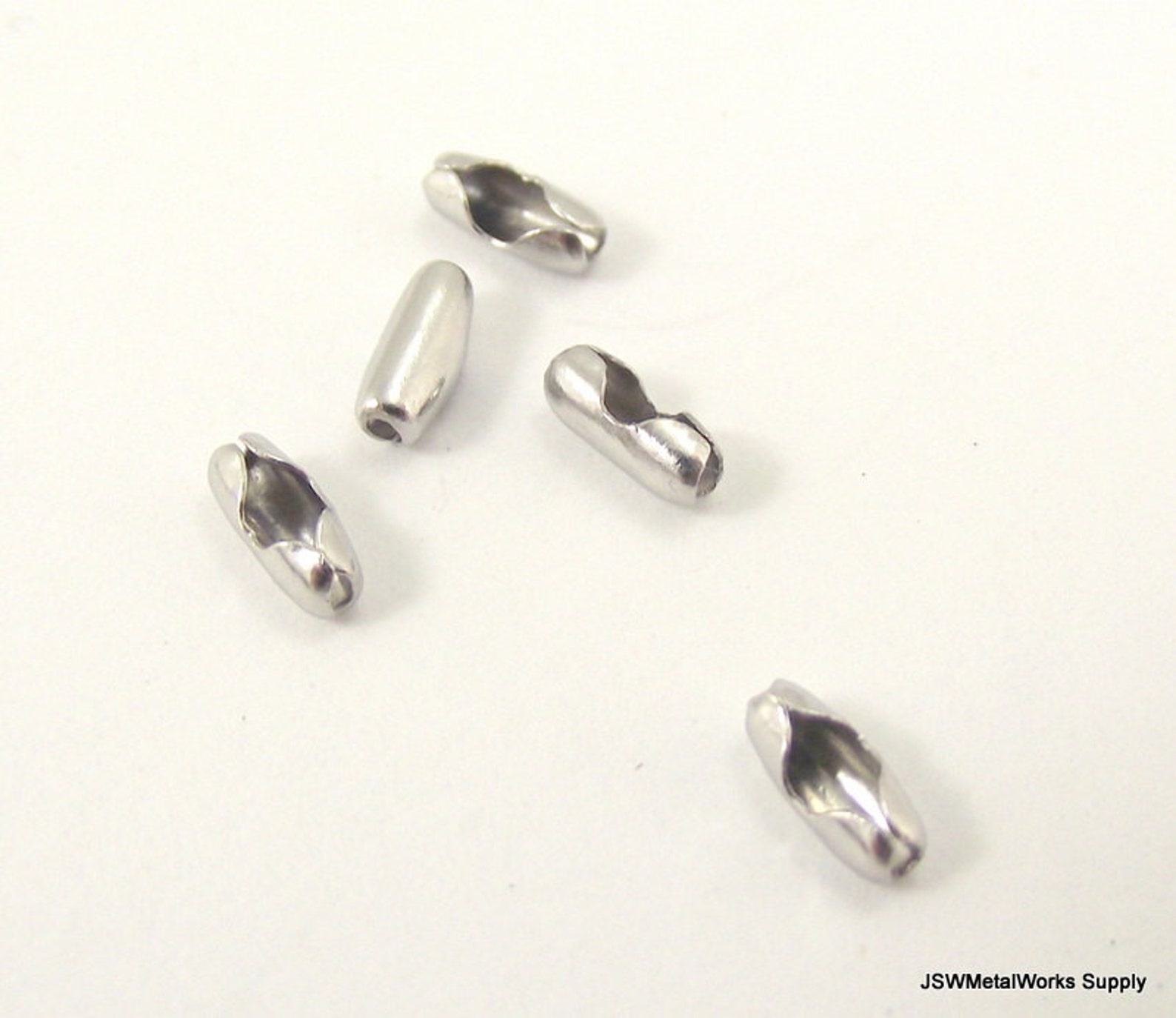 6mm Stainless Steel Ball Chain Connector for 1.5mm Ball Chain, 6 Mm X 2 ...