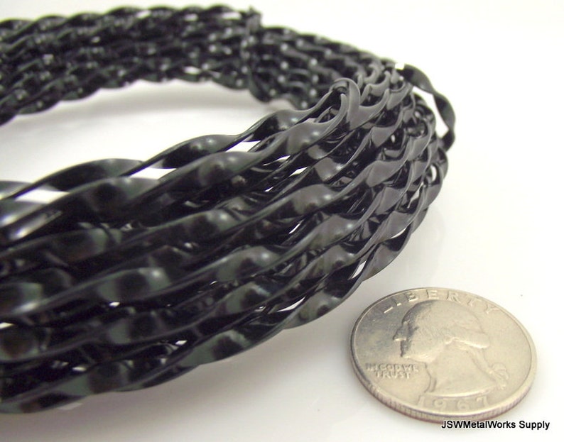 Twisted Anodized Aluminum Wire 3mm Twisted Wire 16 Gauge 10 - Etsy