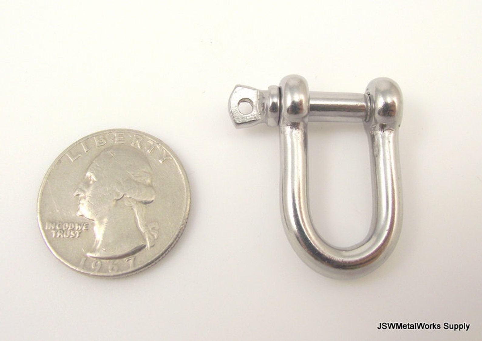 32mm Stainless Steel U Shackle Clasp End Closure Component, Large ...