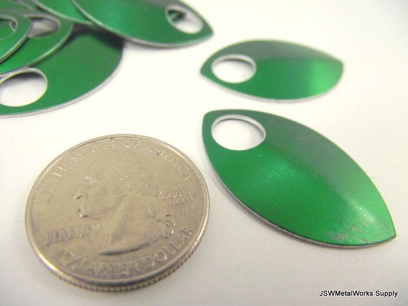 50 Large Scalemail Aluminum Scales, Economical Scalemaille Tag Drop ...