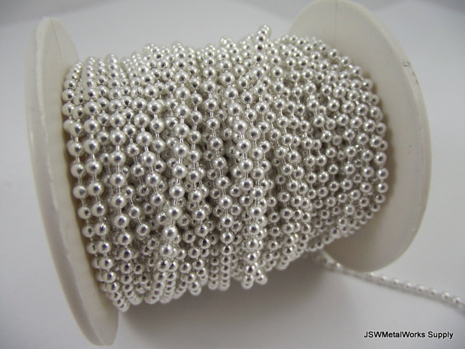 BULK 50 Feet 2.4mm Unfinished Silver Ball Chain Silver 2.4mm - Etsy