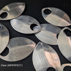 50 Large Scalemail Aluminum Scales, Economical Scalemaille Tag Drop ...