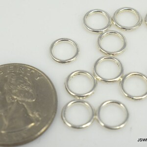 1 Oz Closed Solid Pewter Jump Rings, 16 AWG, 18 SWG, 1.3mm, Antiqued ...