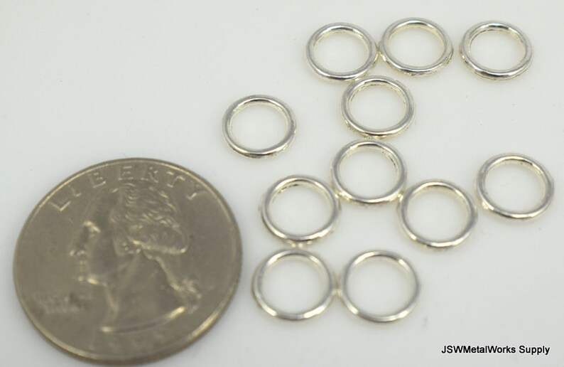 1 Oz Closed Solid Pewter Jump Rings 16 AWG 18 SWG 1.3mm - Etsy
