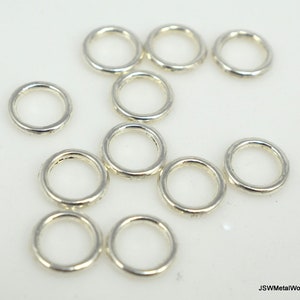 1 Oz Closed Solid Pewter Jump Rings, 16 AWG, 18 SWG, 1.3mm, Antiqued ...