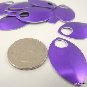 50 Large Scalemail Aluminum Scales, Economical Scalemaille Tag Drop ...