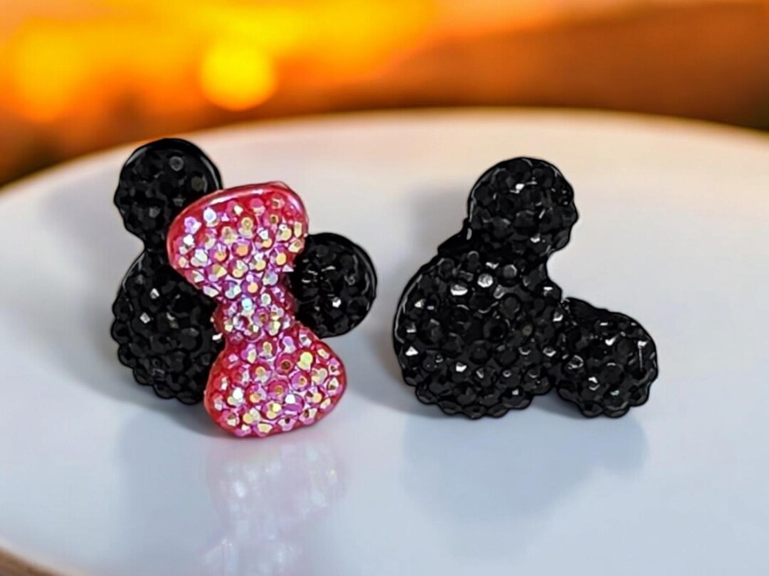 SMALL Mickey and Minnie Mouse Inspired Plugs 14x12mm - Etsy