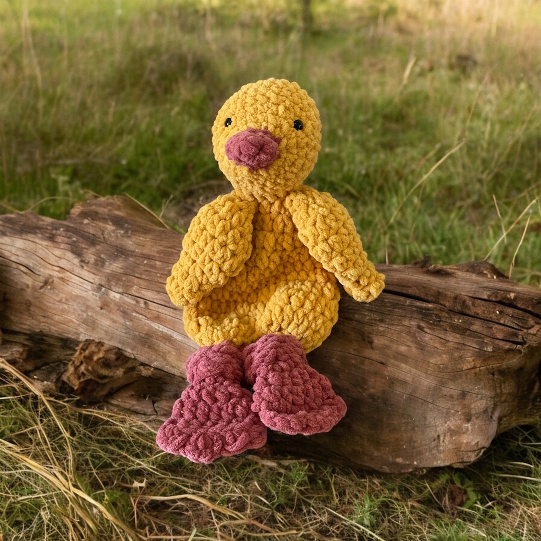Duck Lovey, Duck Stuffy, Duck Farm Animal , Farm Themed Nursery. - Etsy