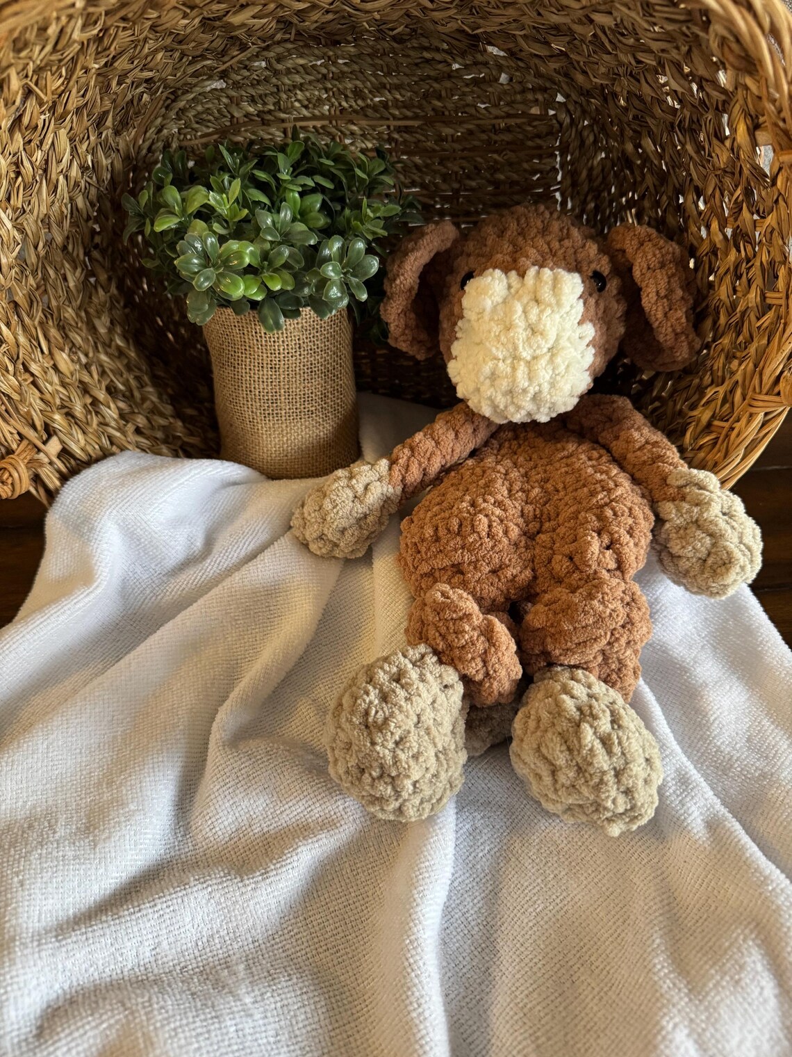 Cow Lovey, Mini Cow Stuffy, Mini Cow, Farm Animal , Farm Themed Nursery ...